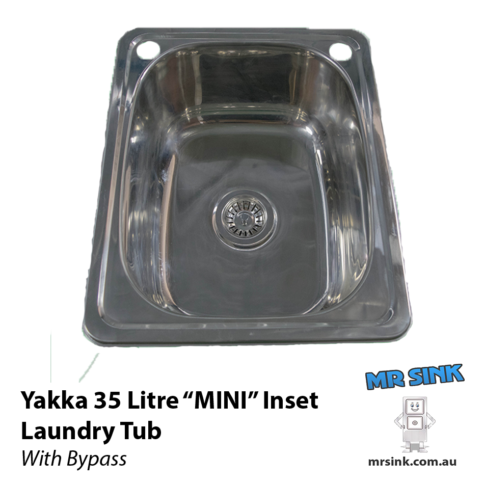 Yakka 35 Litre Inset Laundry Trough Tub – mrsink.com.au